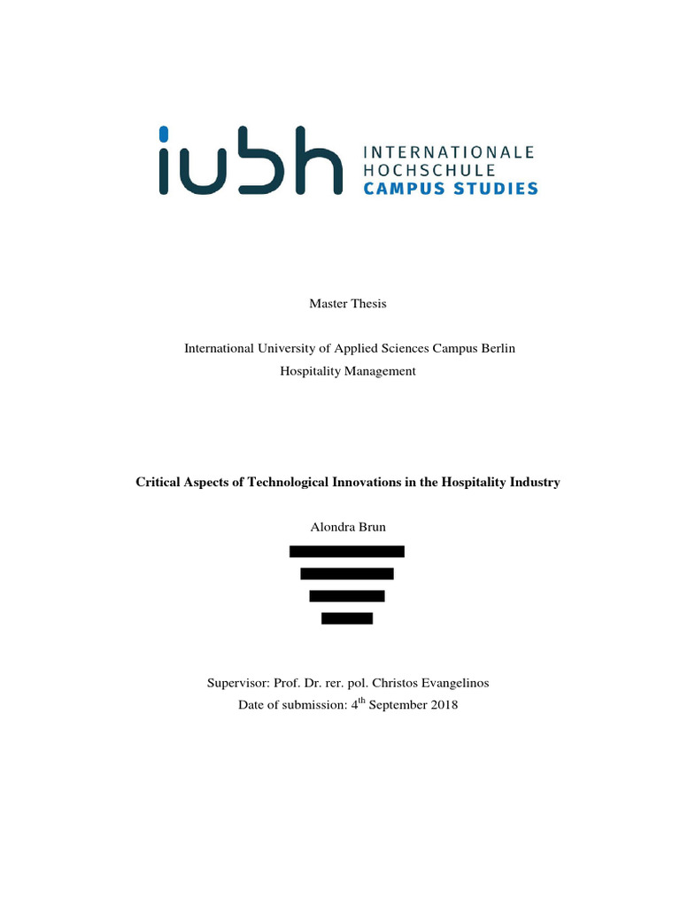 Alondra Brun Master Thesis-30 Geschwärzt | PDF | Innovation