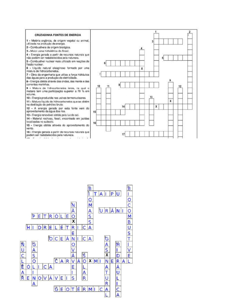 Cruzadinha Com Resposta | PDF