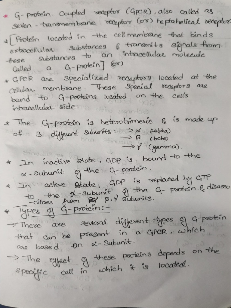 G Protein Couple Receptor | PDF | Neurophysiology | Nutrients