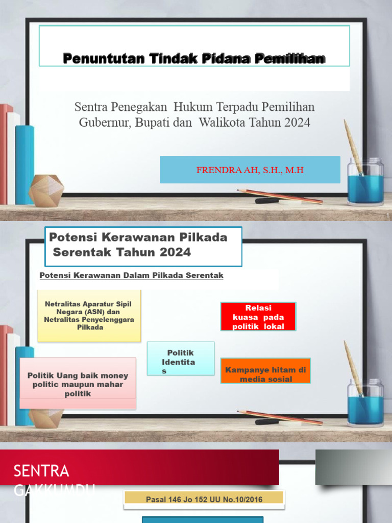 Penuntutan Tindak Pidana Pemilihan 2024 | PDF