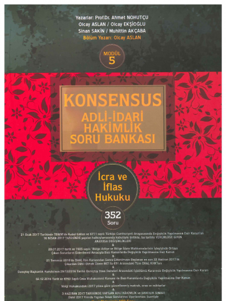 Konsensus İcra İflas Test | PDF