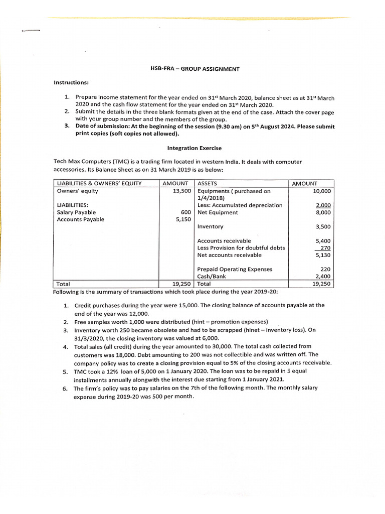 FRA Assignment 1 | PDF