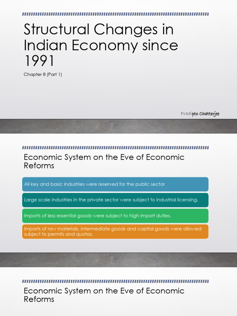 Economic Reforms in India Since 1991 | PDF | Government Budget Balance ...