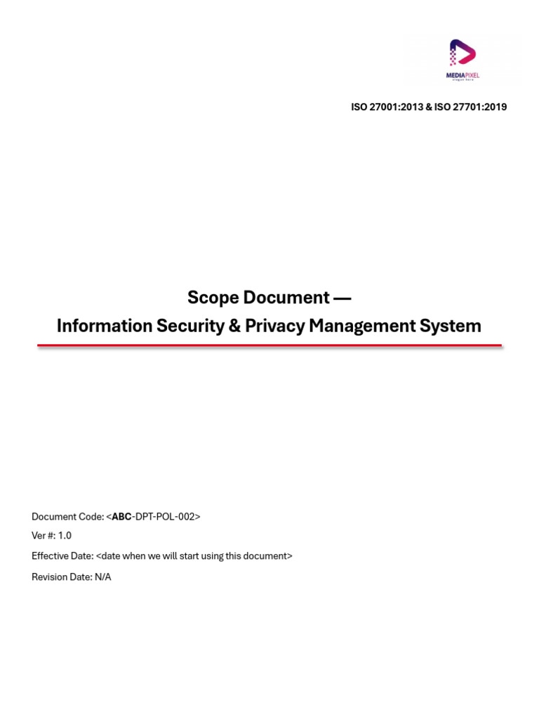 Sample Compliance Document | PDF | Information Security | System