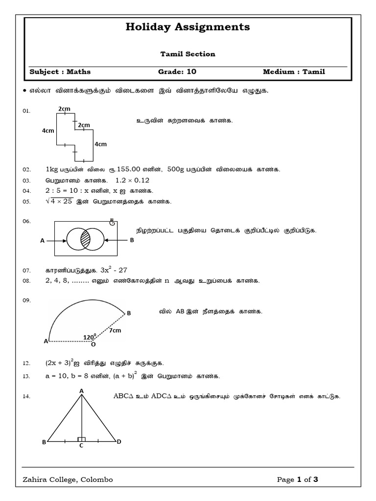 g10 Maths | PDF