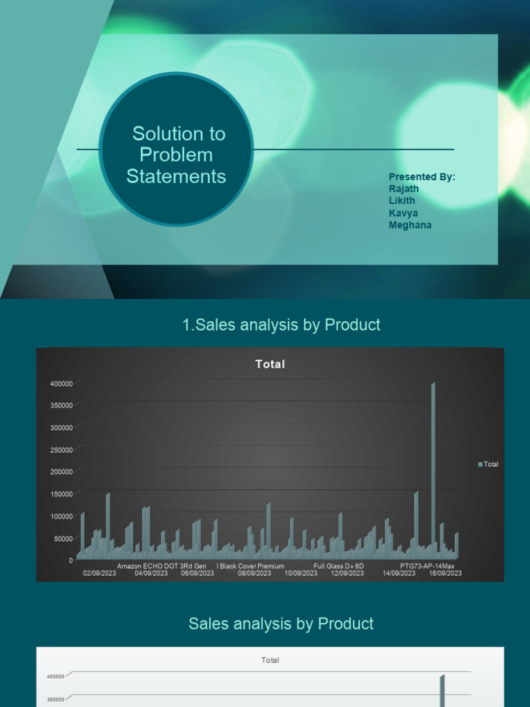 Solution to Problem Statements | PDF
