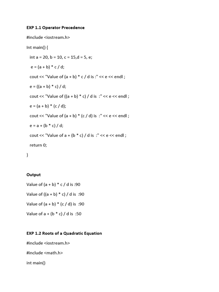 Oops Lab Manual I Scheme Programs | PDF | Area | Computer Programming