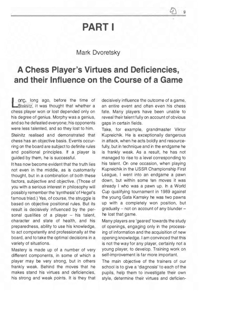 Secrets of Chess Training School of Future Chess Champions 1 Mark Dvoretsky Artur Yusupov ...