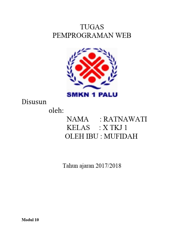 Tugas Pemrograman - Web | PDF