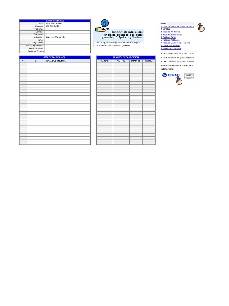 REG TCT - Registros - y - Formatos - Cursos TCT | PDF | Teoría del ajedrez | Ajedrez