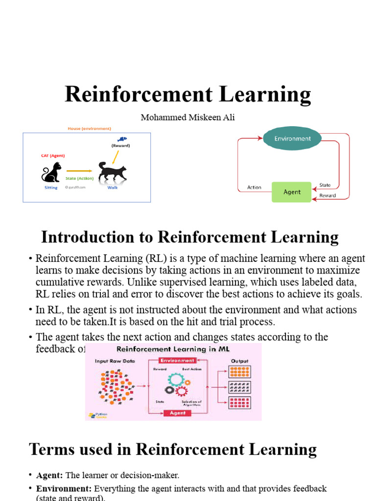 4.3 Reinforcement Learning | PDF | Behavior Modification | Machine Learning