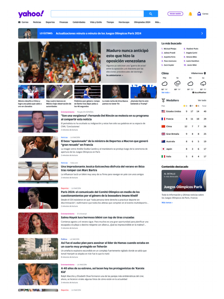 Screencapture Espanol Yahoo 2024 08 02 08 - 18 - 56 | PDF