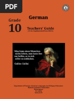Grade 8 Teacher Guide For English | PDF | Curriculum | Teachers