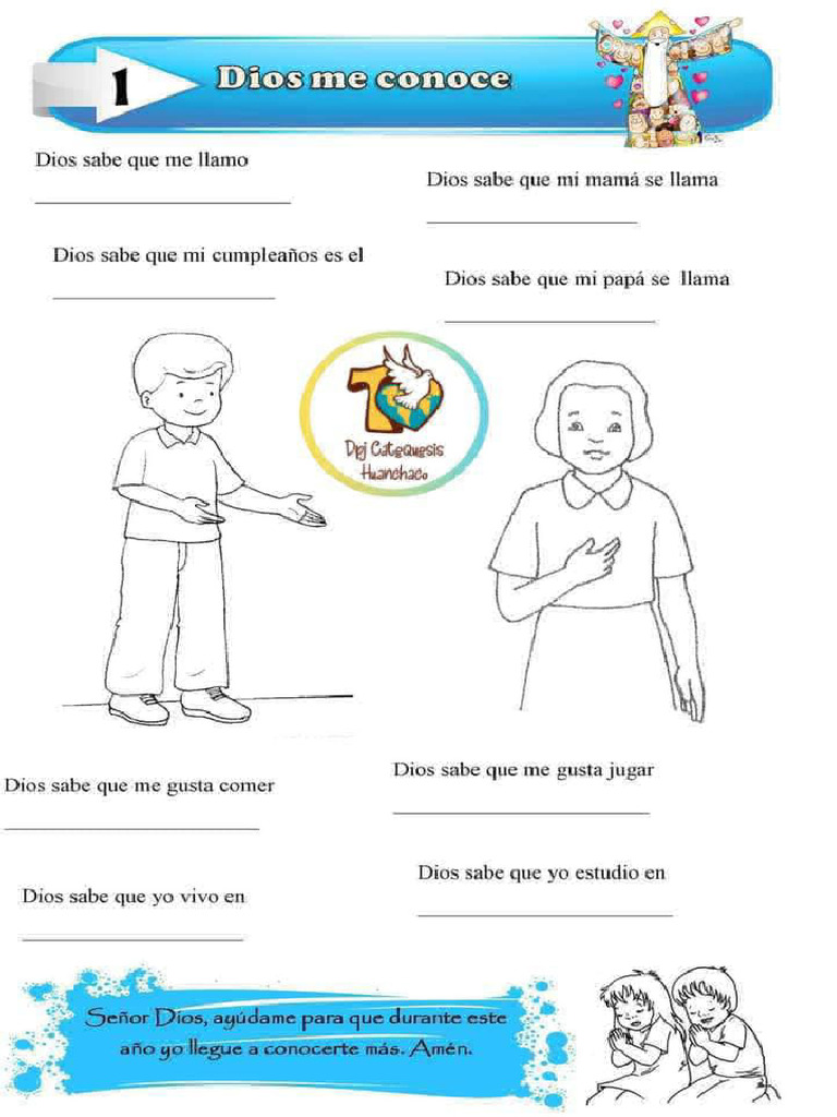 Dios Me Conoce y Nos Regala La Creación - Catequesis Huanchaco 2023 | PDF