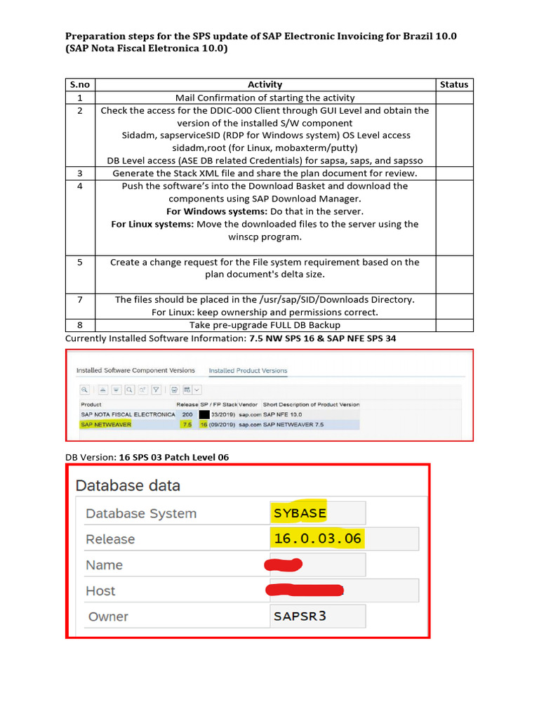 SPS Update On ABAP System | PDF | Microsoft Windows | Linux