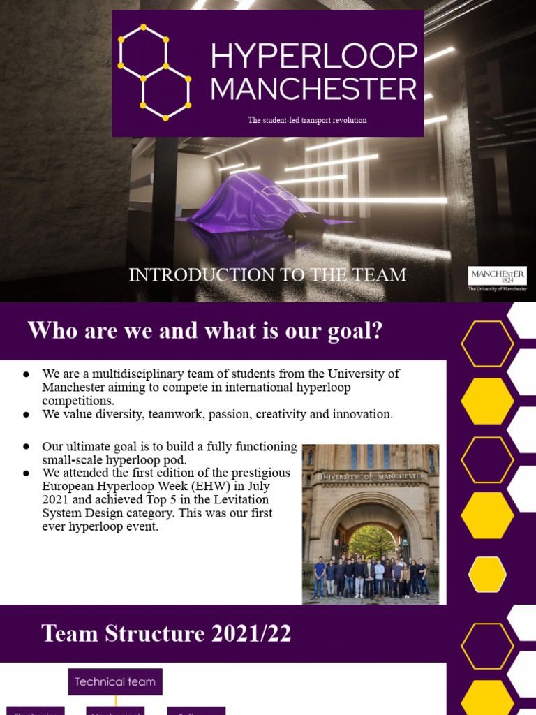 Hyperloop Manchester Presentation | PDF | Hyperloop | System