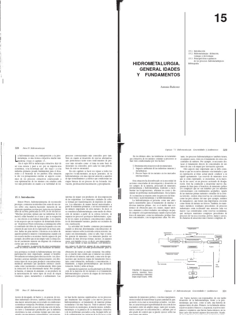 Capitulo 15 y 16 Buscar Completo | PDF | Minería | Metalurgia