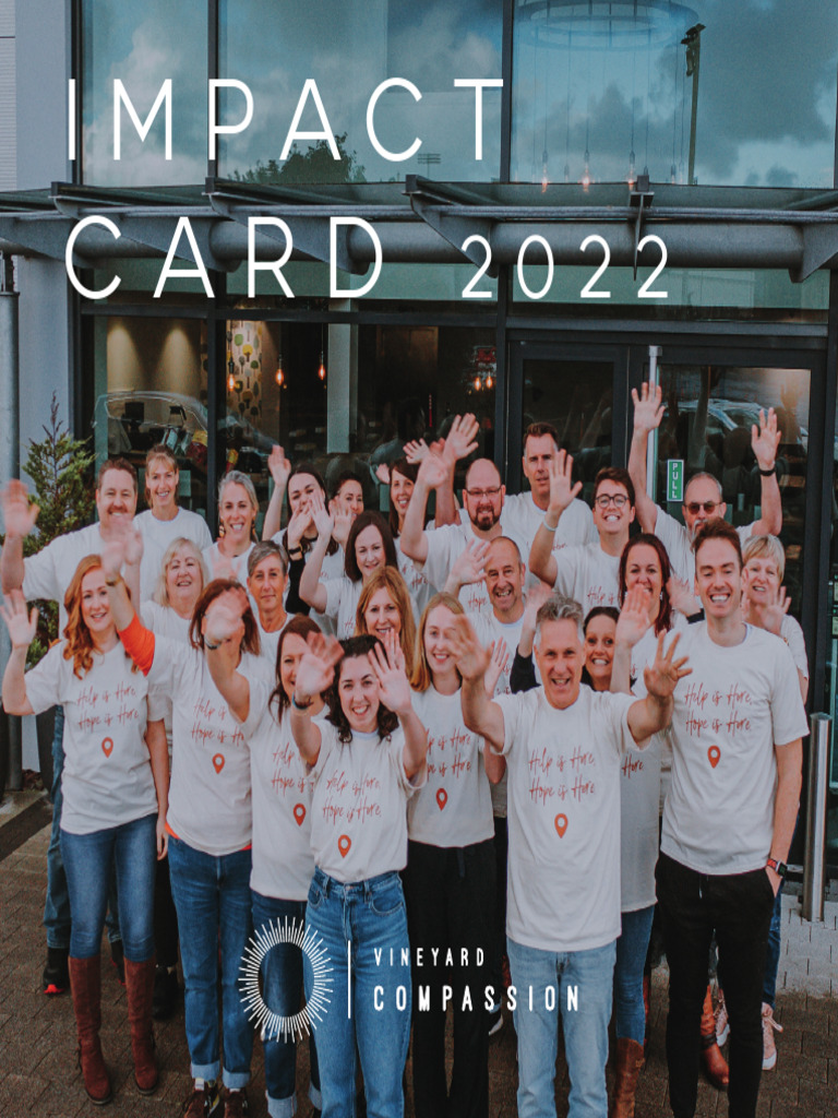 2022 Impact Card - Vineyard Compassion | PDF | Volunteering | Food Bank