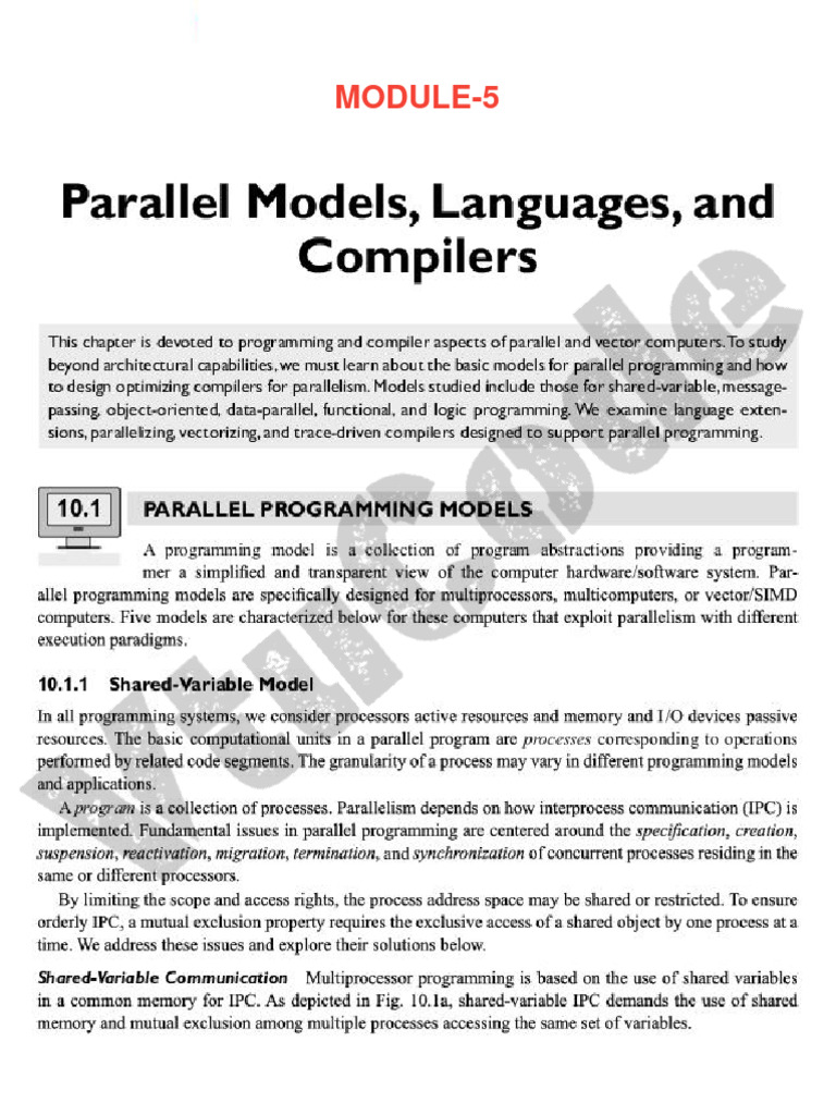 Parallel Programming Models Guide | PDF | Parallel Computing | Process (Computing)