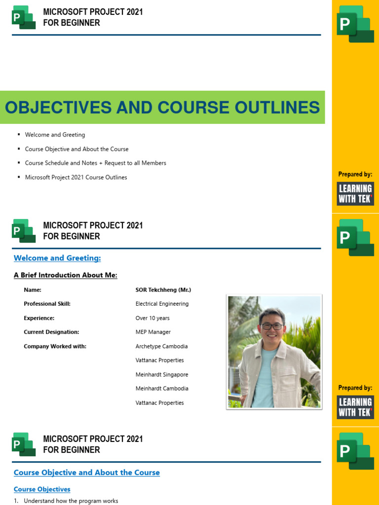 Objectives and Course Outlines | PDF | Information Technology | Software