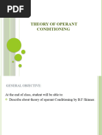 Behaviourism Theory by B.F Skinner PDF | PDF | Reinforcement | Behaviorism