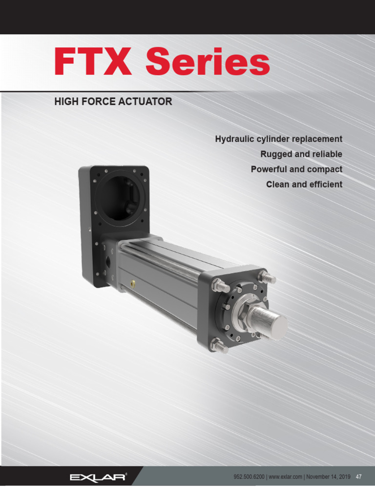 FTX Standard Product Catalogue | PDF | Actuator | Torque