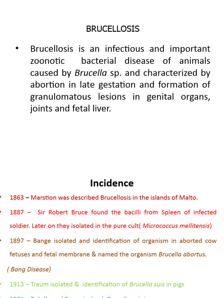 Brucellosis | PDF | Medical Specialties