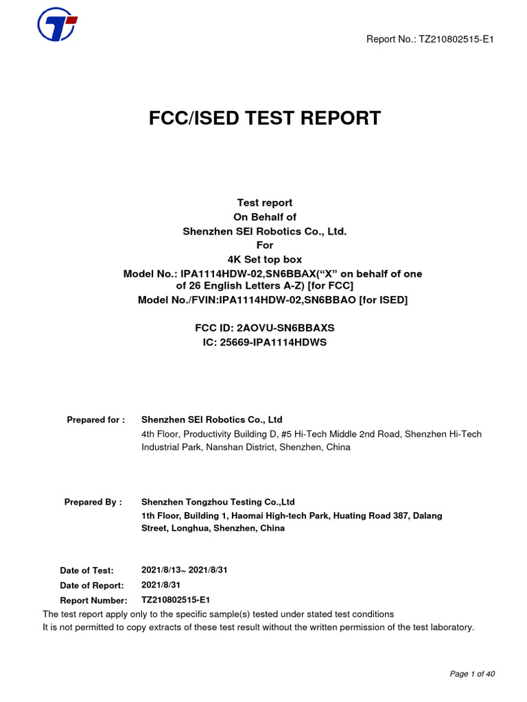 Test Report DTS 2 4GWIFI 5493770 | PDF | Ieee 802.11 | Antenna (Radio)