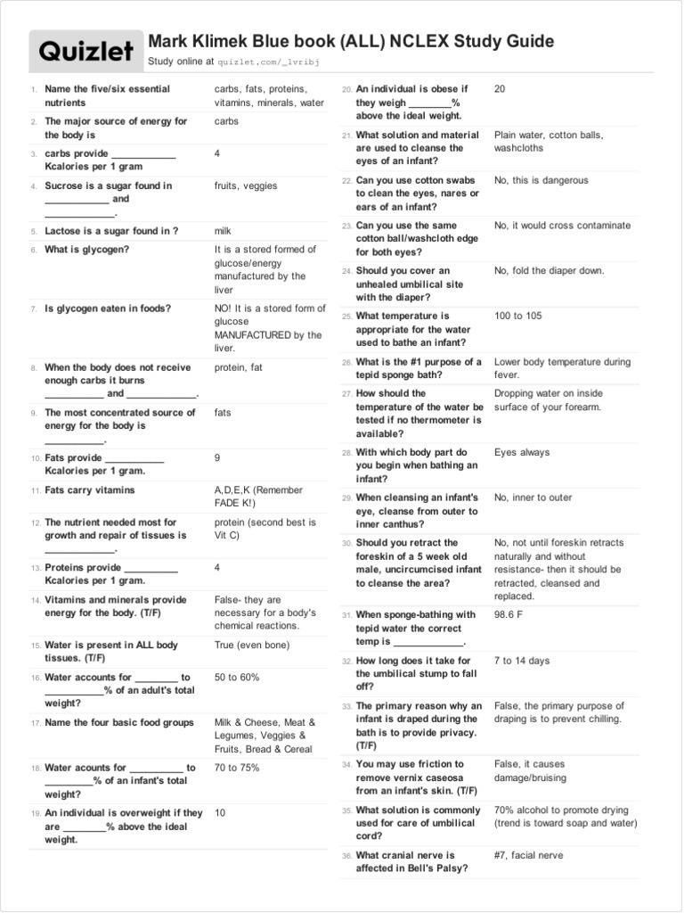 Mark Klimek Blue Book | PDF | Blood Pressure | Hiv/Aids