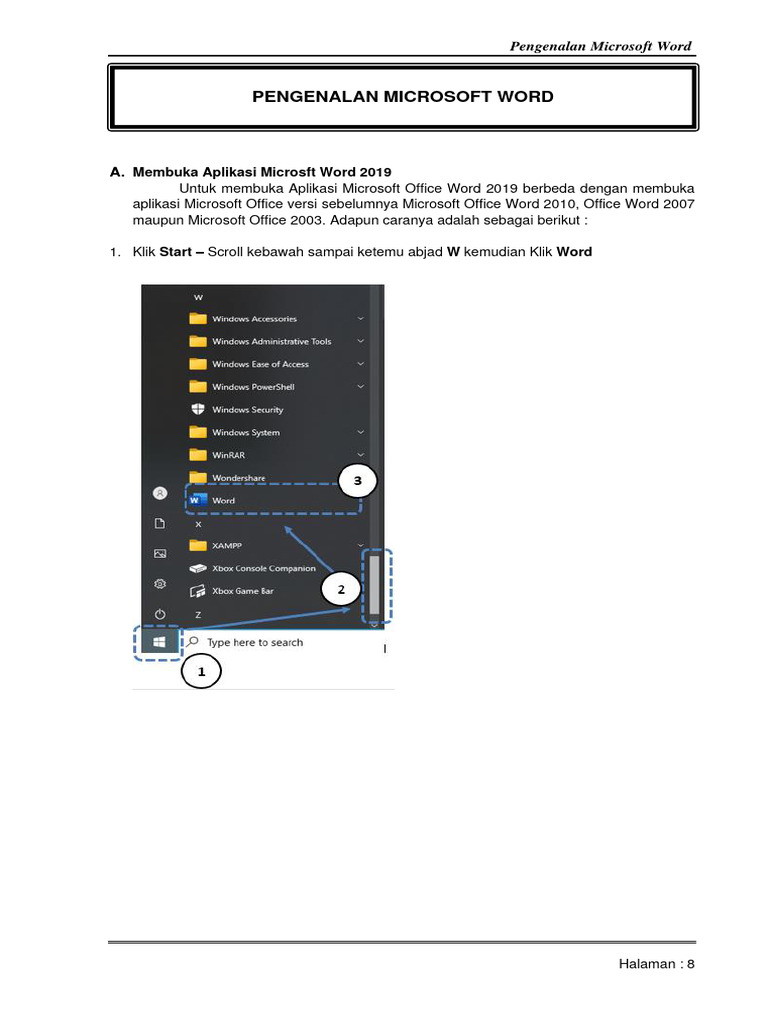 D3b0059e A5c8 42c1 978e B73c2bc8a54c - Sesi 1 Pengenalan Word | PDF
