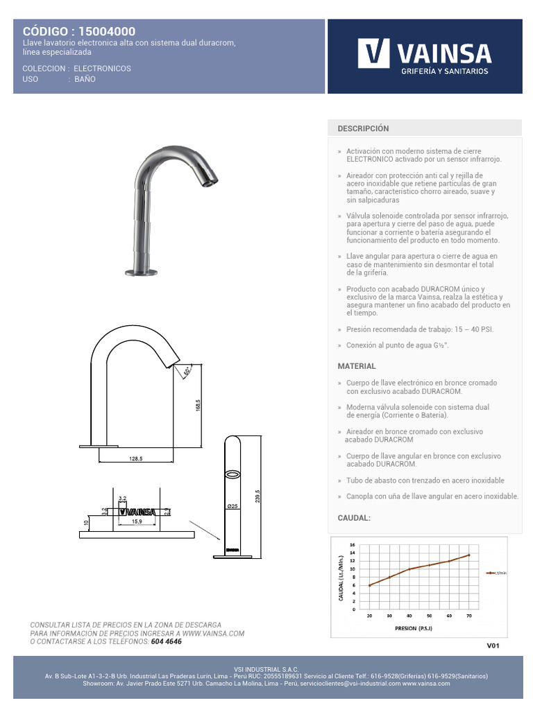 Ficha Tecnica V01 | PDF