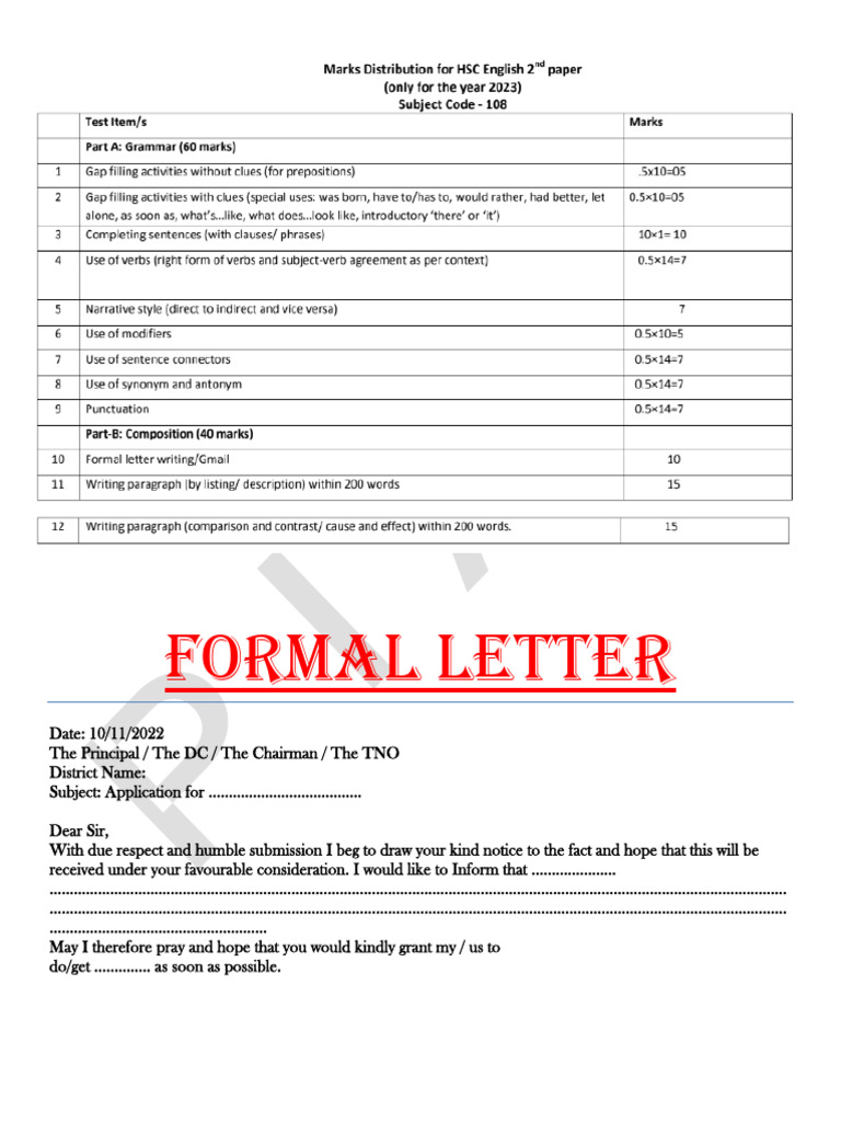 Formal Letter Application Template | PDF | Artificial Intelligence ...