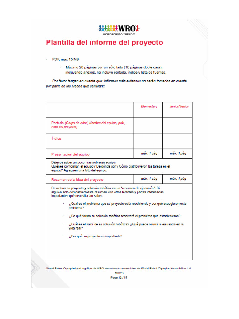 Plantilla de Informe | PDF