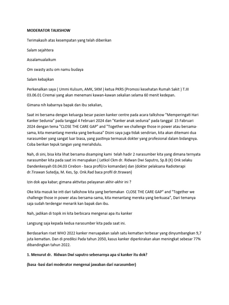 Teks Moderator | PDF | Sains & Matematika