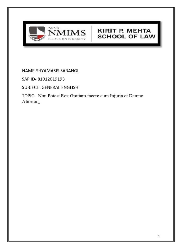 English Research Paper Without Background 2 | PDF | Pardon | Justice