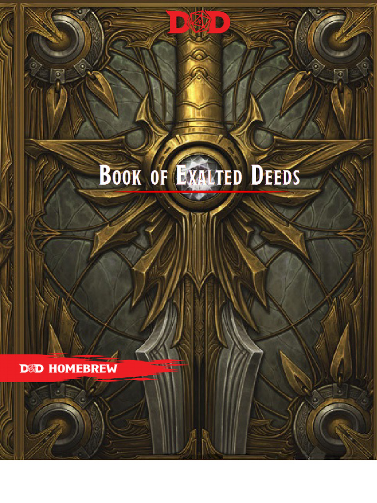 Book of Exalted Deeds Guide | PDF