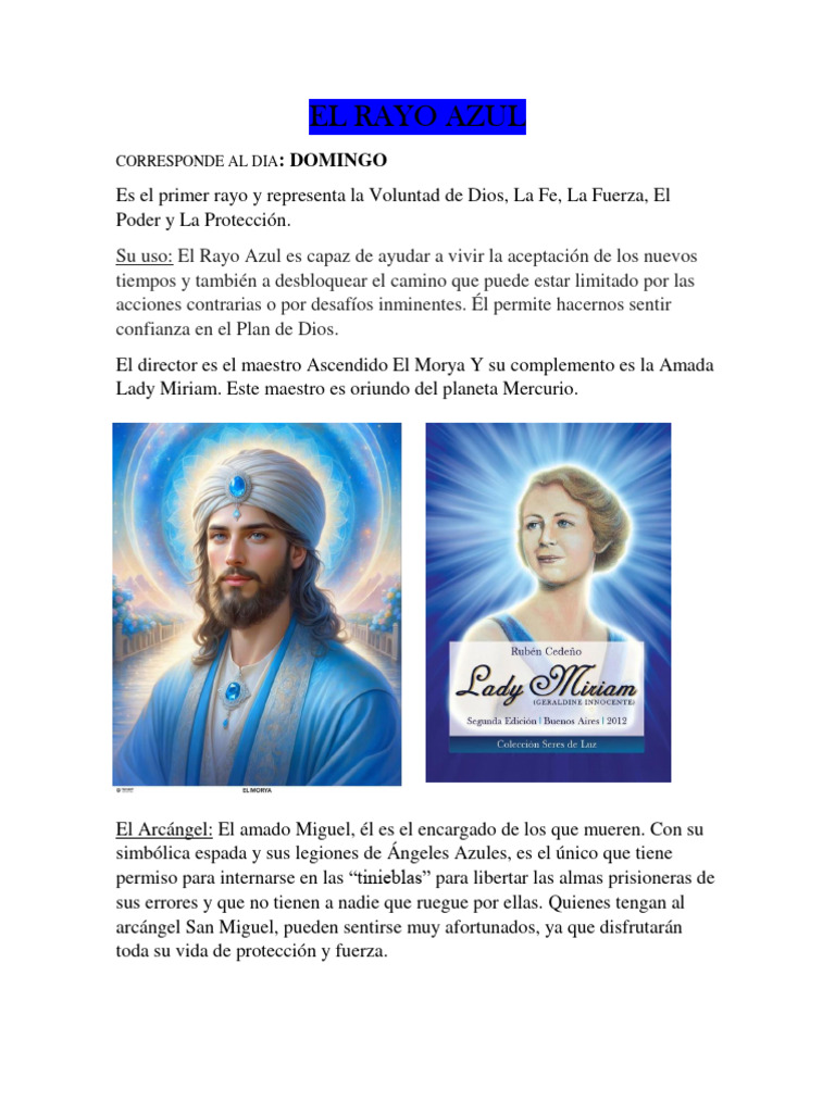 El Rayo Azul | PDF | Religión y espiritualidad