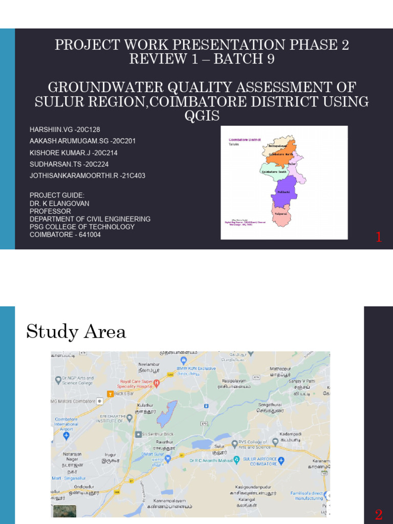 Review Ground Water Quality Assesment in Sulur Region Coimbatore 2023 ...
