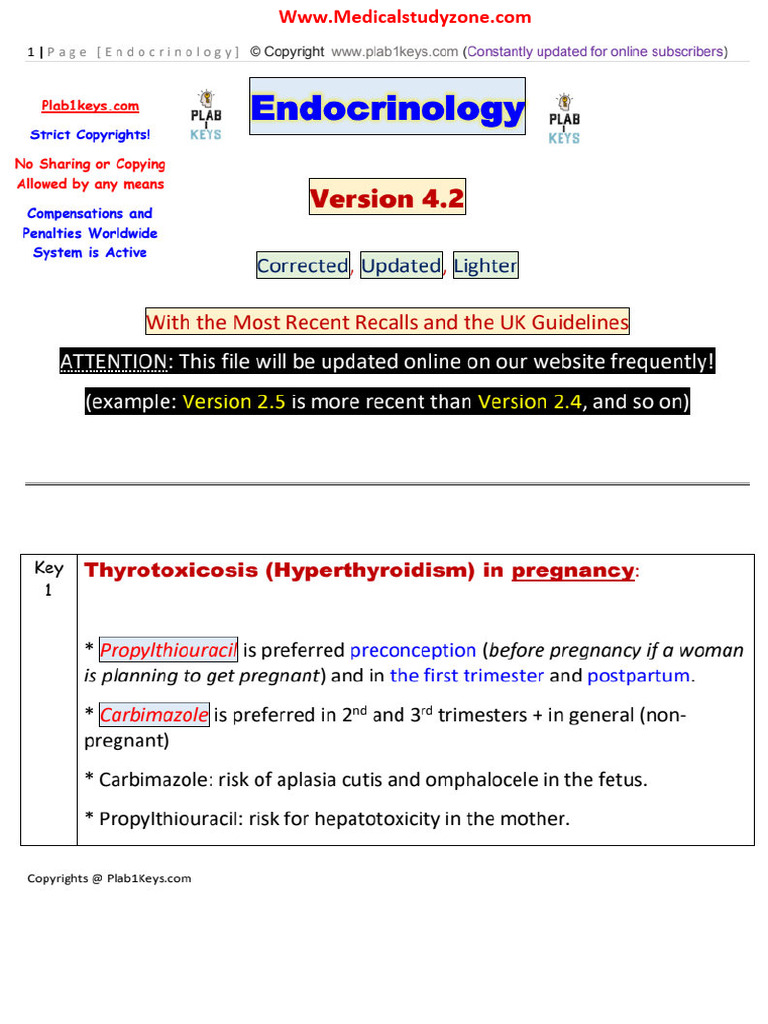 05 Endocrinology 4.2 (Medicalstudyzone - Com) | PDF | Software | Computing