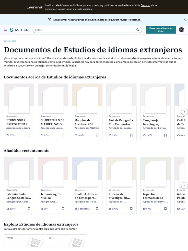 Documentos y PDF de Estudios de Idiomas Extranjeros - Scribd488 | PDF