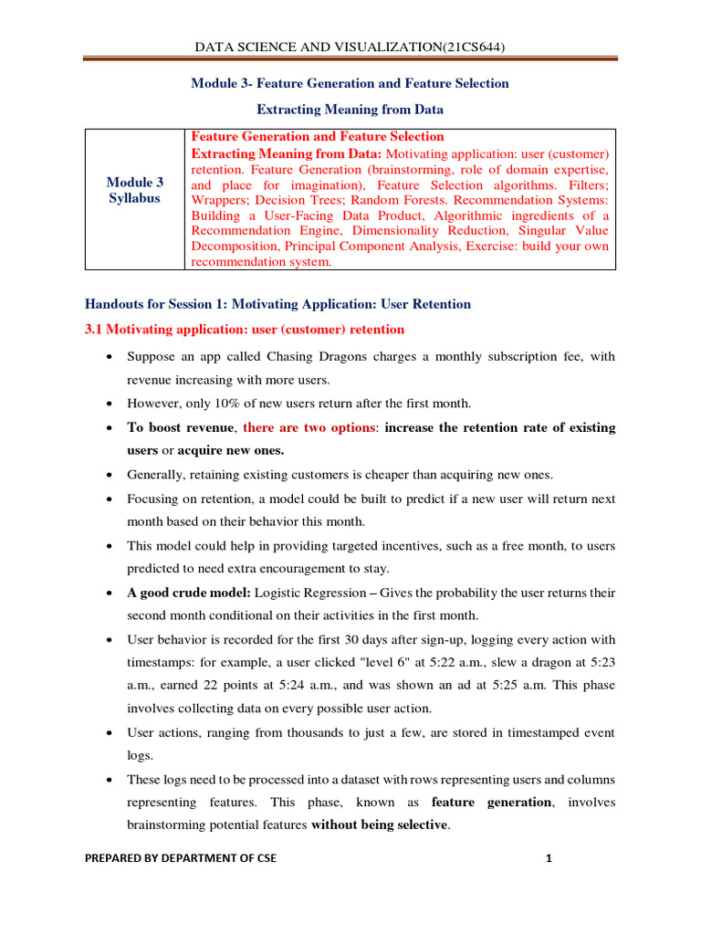 Module 3 | PDF | Akaike Information Criterion | Applied Mathematics