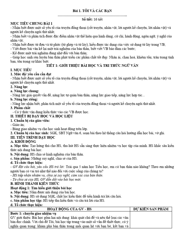 GA Ngu Van 6 KNTT HK1 Bo2 | PDF