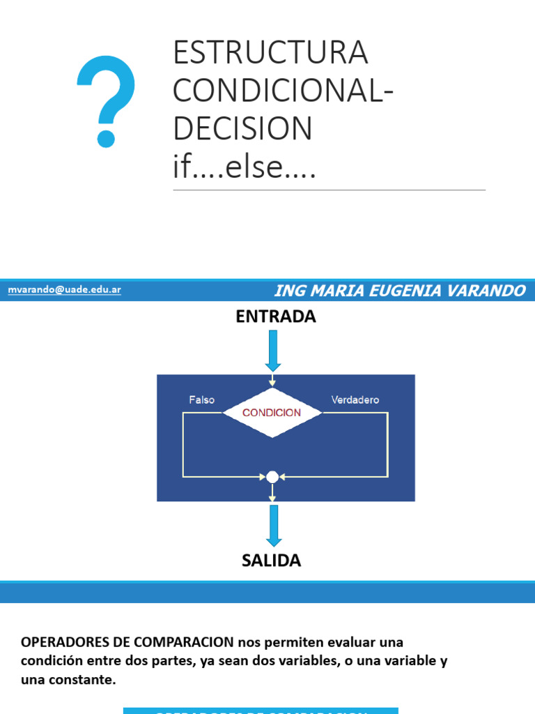 Estructura Condicional en Programación | PDF