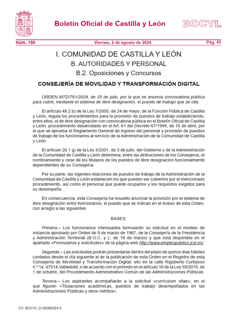 Bocyl D 02082024 5 | PDF | Gobierno