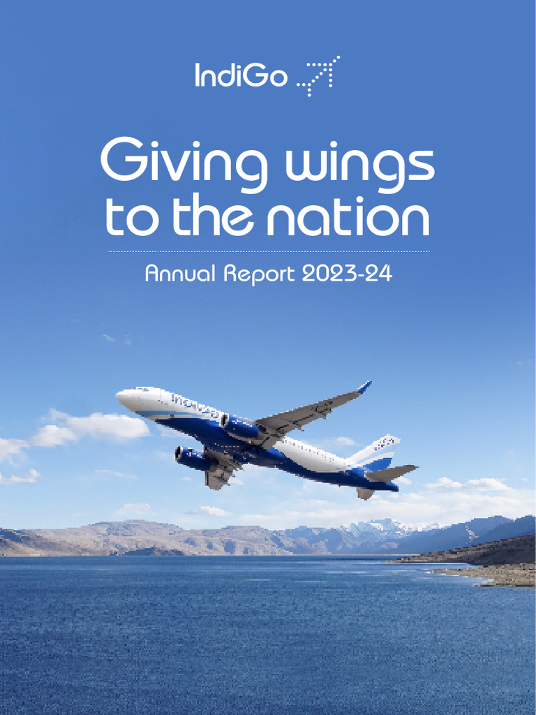 Annual Report 2023 24 Indigo | PDF | Airlines | Aviation