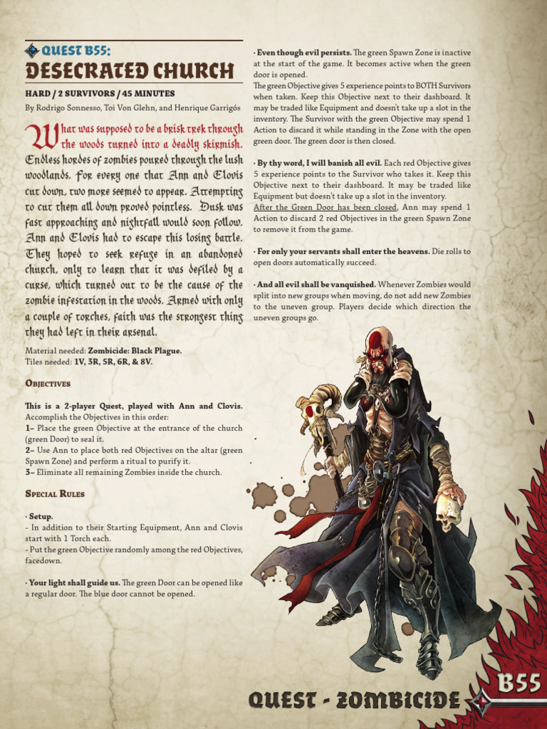 Mission B55 Desecrated Church | PDF