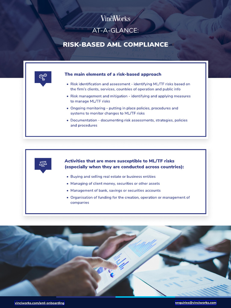 Risk Based Compliance One Pager | PDF | Risk | Risk Assessment