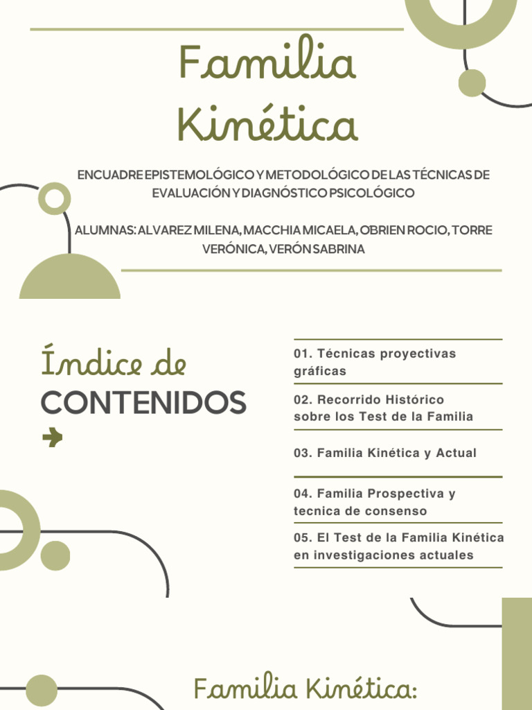 Familia Kinética | PDF | Psicoanálisis | Abuso infantil