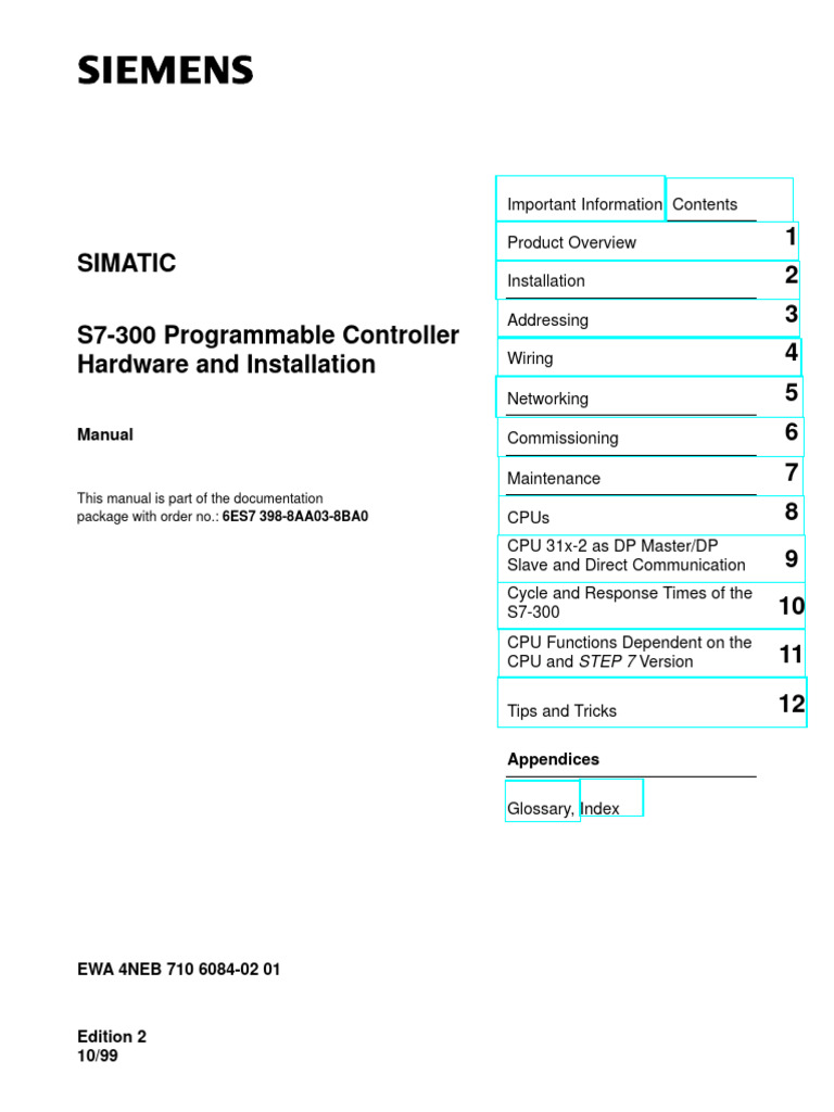 S7-300-400 Programmable-Controller-Hardware-and-Installation | PDF | Electrical Connector ...