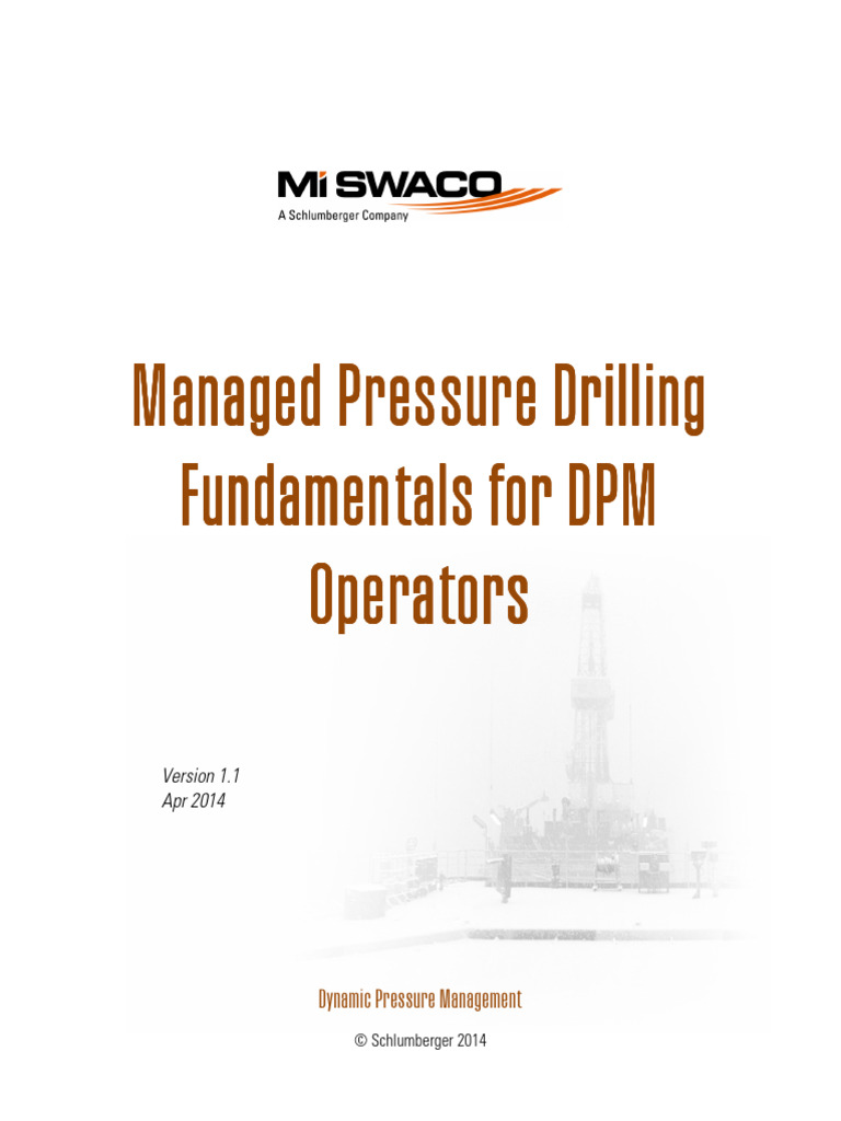 MPD Fundamentals For DPM Operators - 6344497 - 01 | PDF | Pressure | Force